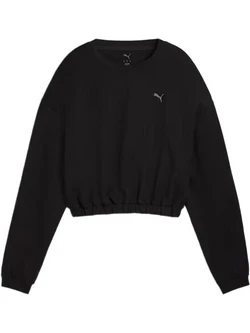 Puma Cloudspun Mesh Γυναικείο Αθλητικό Crop Top Μαύρο 526645-01 ...