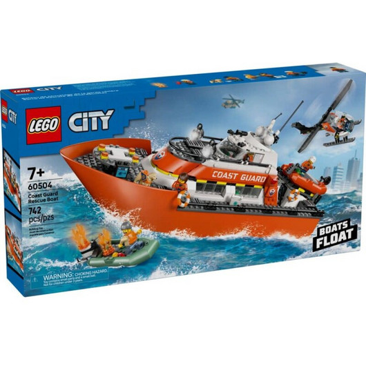 Lego City Coast Guard Rescue Boat & Helicopter για 7+ Ετών 60504 ...