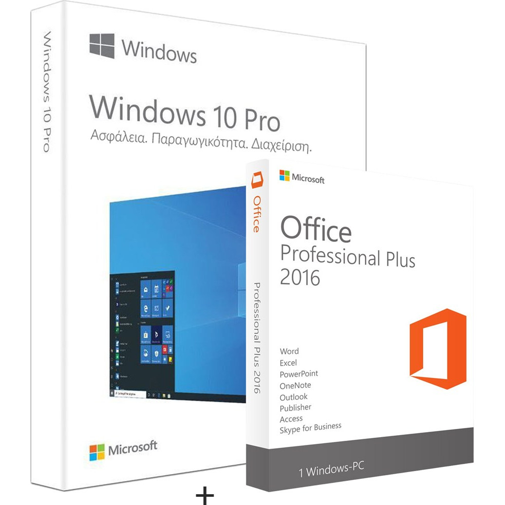 Microsoft Windows 10 Pro & Office 2016 Pro Plus | BestPrice.gr
