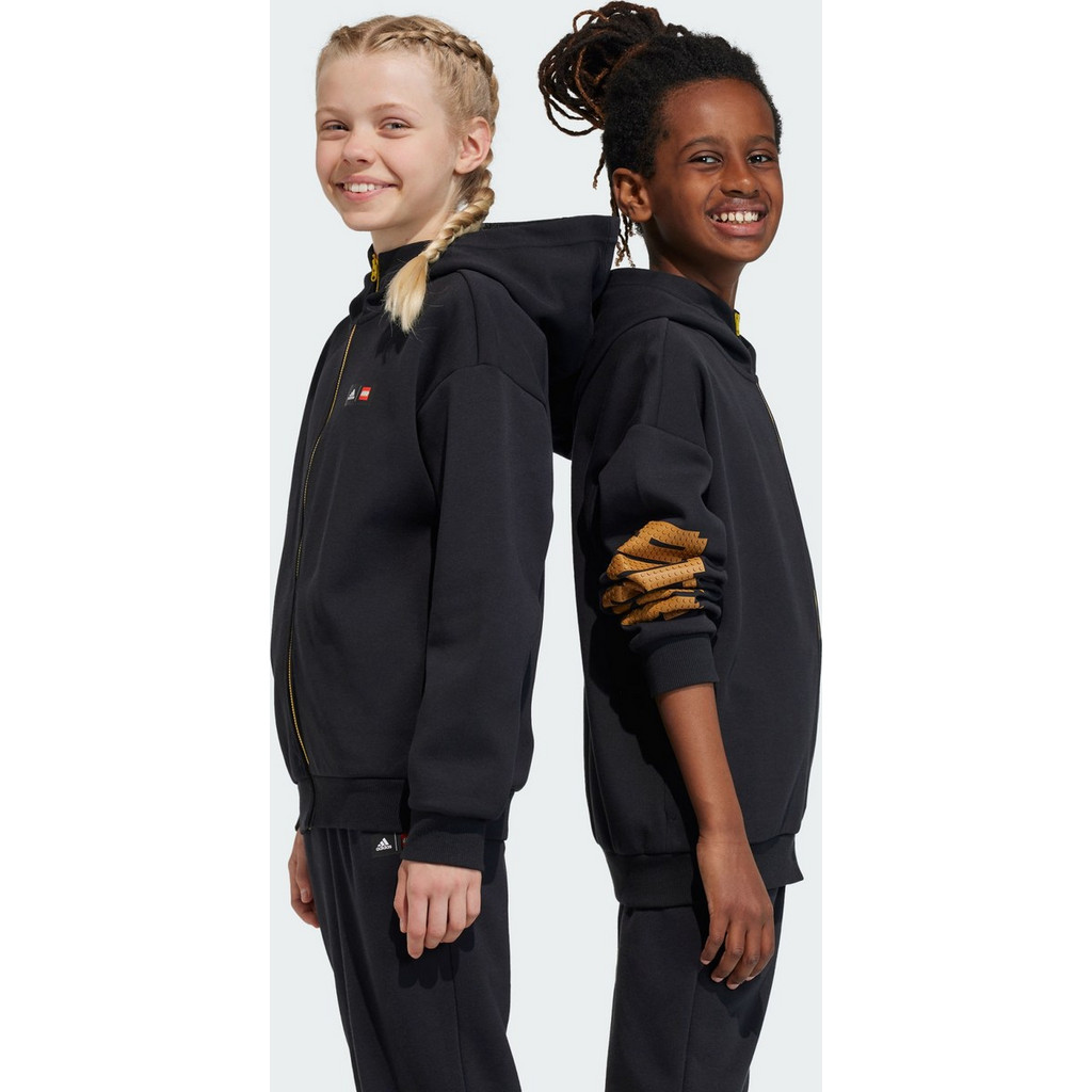 Adidas Classic Lego Παιδική Ζακέτα Φούτερ με Κουκούλα και Φερμουάρ ...