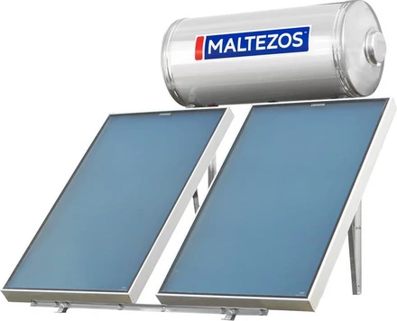 Maltezos SAC Ηλιακός Θερμοσίφωνας 200lt 3m² Inox Διπλής Ενέργειας ...