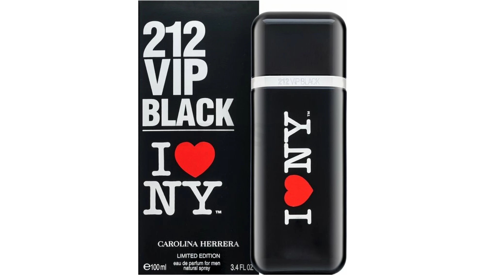 Carolina Herrera 212 VIP Black I Love NY Limited Edition Eau de Parfum ...