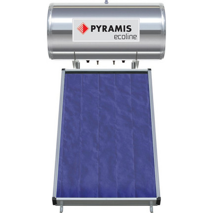 Pyramis Ηλιακός Θερμοσίφωνας 120lt 2m² Glass Διπλής Ενέργειας ...