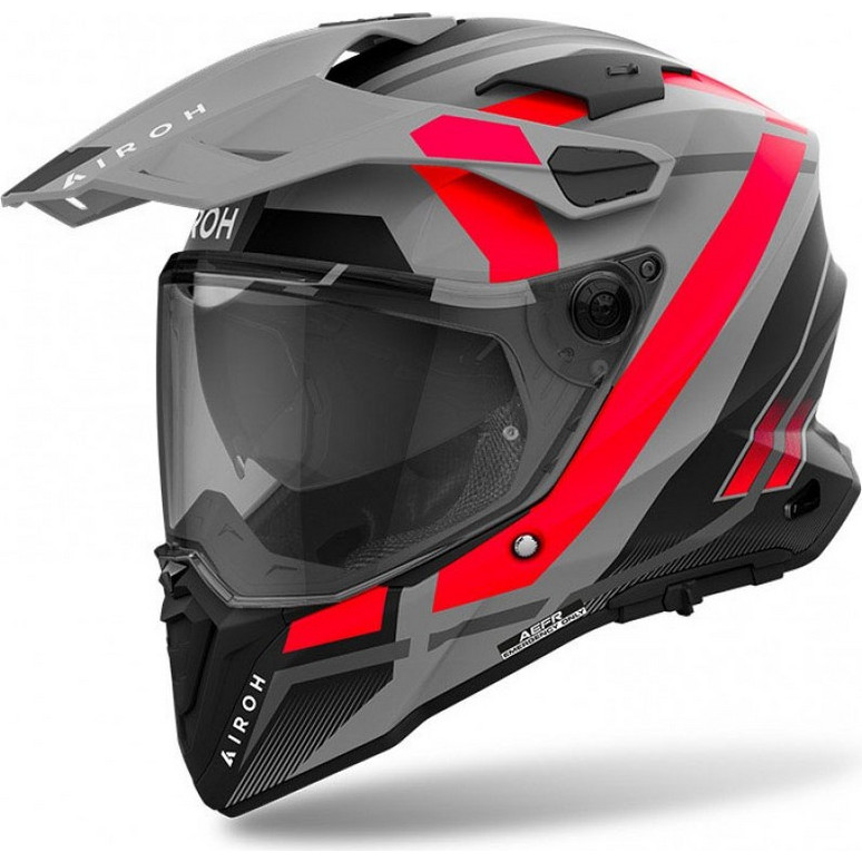 Airoh Commander 2 Mavick Black Matt Orange Κράνος Μηχανής On / Off 1450gr | BestPrice.gr