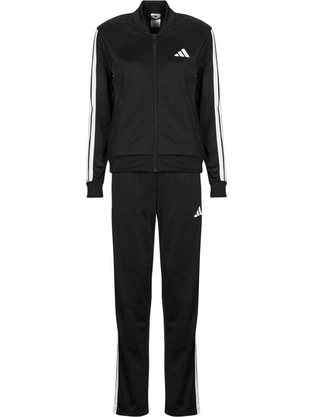 Adidas Essentials 3-Stripes Γυναικείο Σετ Φόρμας Μαύρο Μπορντό HM1913 | BestPrice.gr