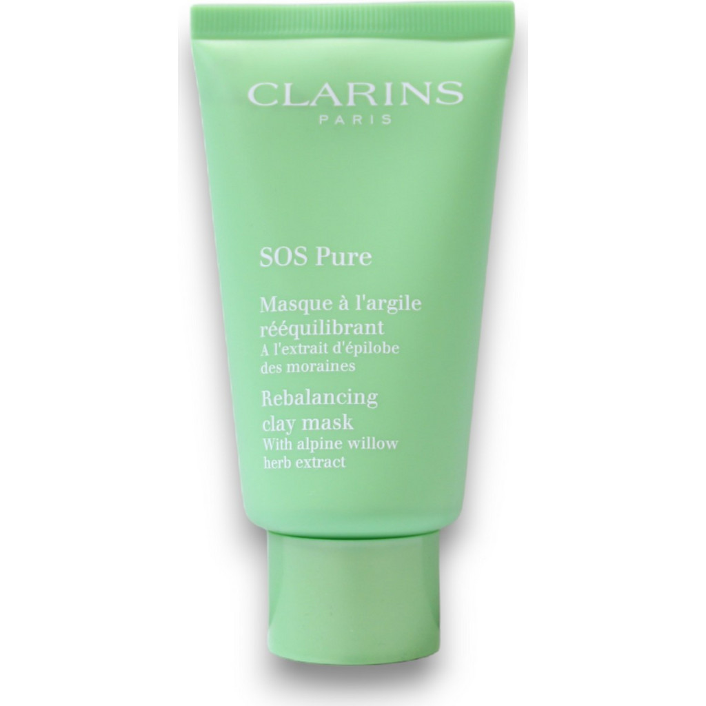Clarins SOS Pure Emergency Κρεμώδης Μάσκα Προσώπου με Άργιλο 75ml ...