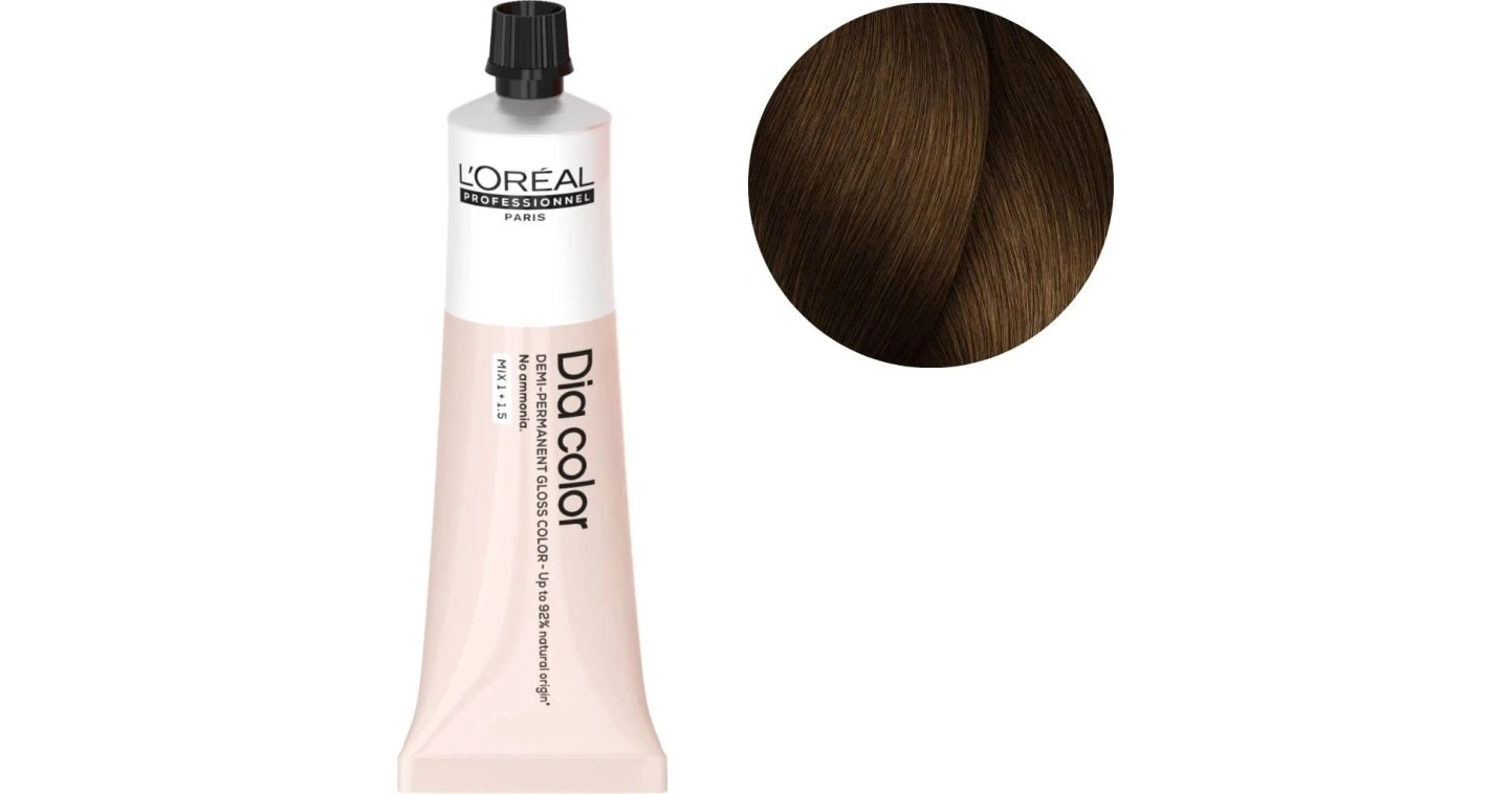 L'Oreal Professionnel Dia Color 6.3 Σκούρο Ξανθό Χρυσό Ημιμόνιμη Βαφή ...