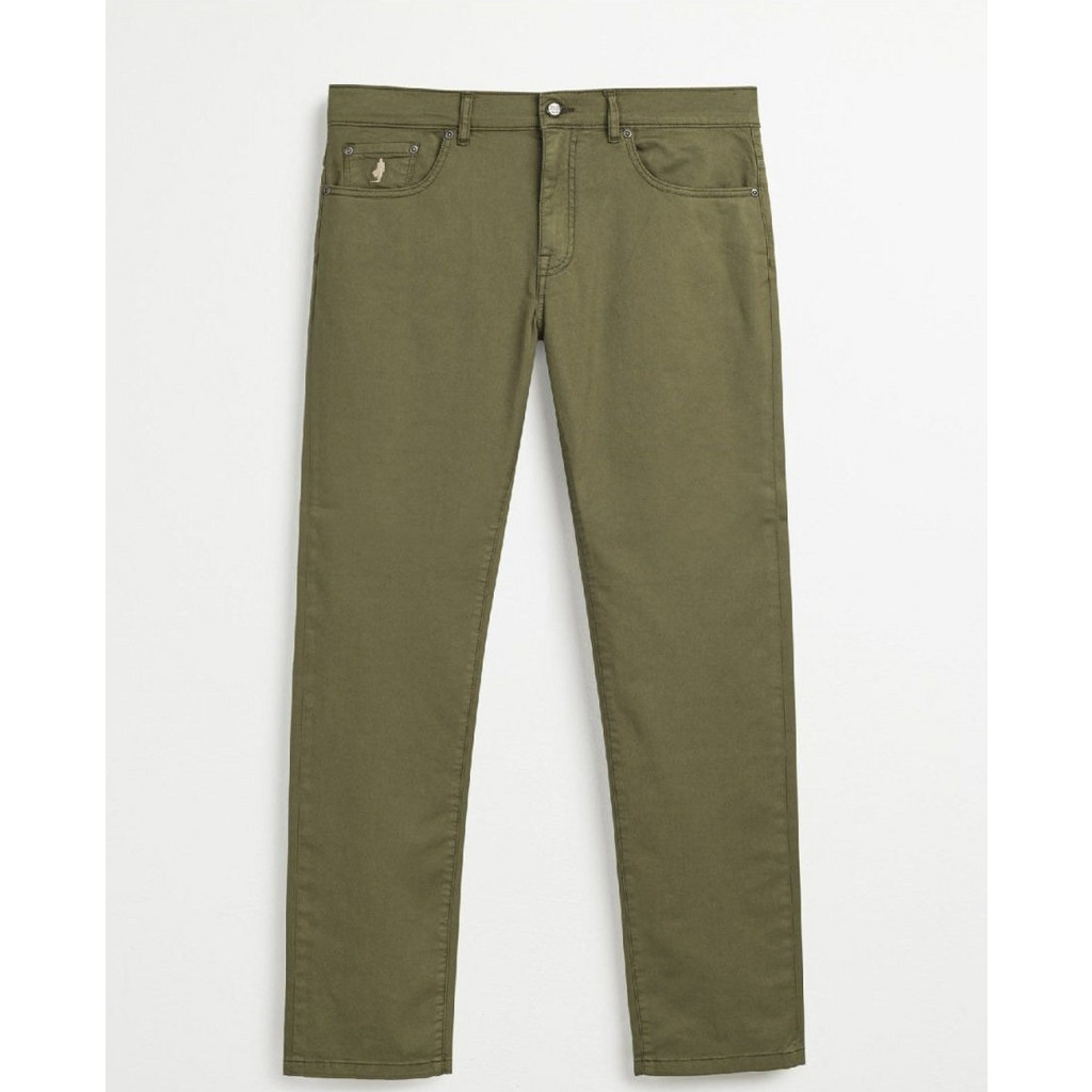 Marlboro Classics Ανδρικό Παντελόνι Ελαστικό Κανονική Εφαρμογή Χακί ...