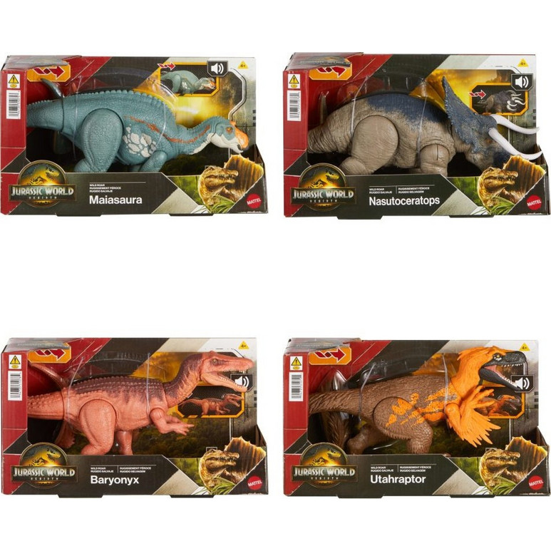 Mattel Jurassic World Rebirth Wild Roar Διάφορα Σχέδια JGB87 | BestPrice.gr