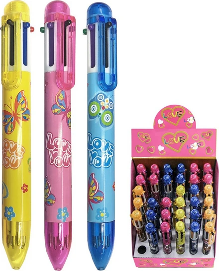 Justnote Love Στυλό Διαρκείας 1mm Πολύχρωμο 36τμχ 8095 | BestPrice.gr