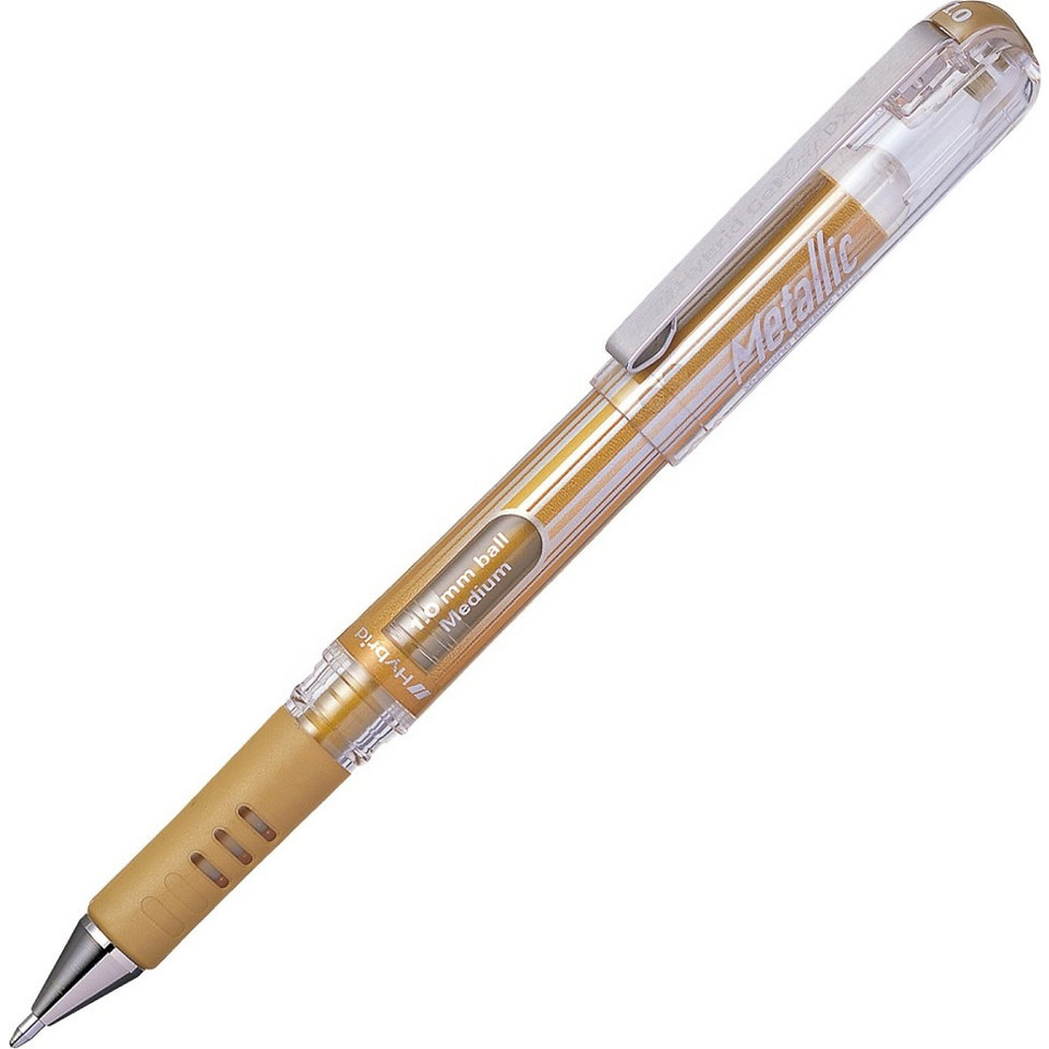 Pentel Hybrid Grip Metallic Στυλό Gel 1mm Χρυσό 3474377923694 ...