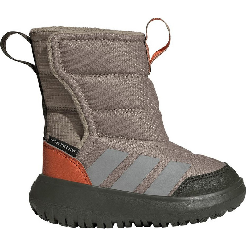 Adidas Winterplay I Παιδικά Μποτάκια Χιονιού Μπεζ Καφέ Αδιάβροχα με ...
