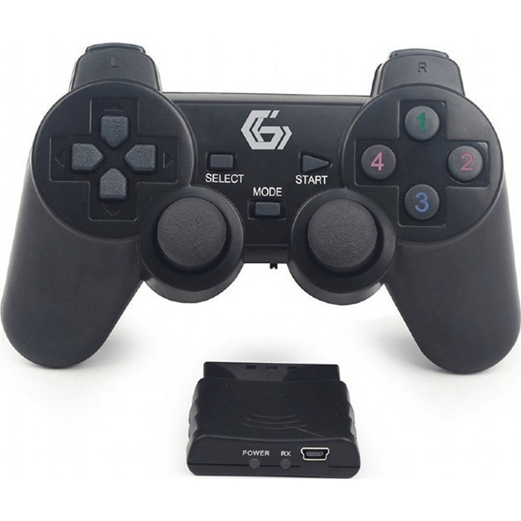 Gembird JPD-WDV-01 Wireless Controller PC PS3 & PS2 Black | BestPrice.gr
