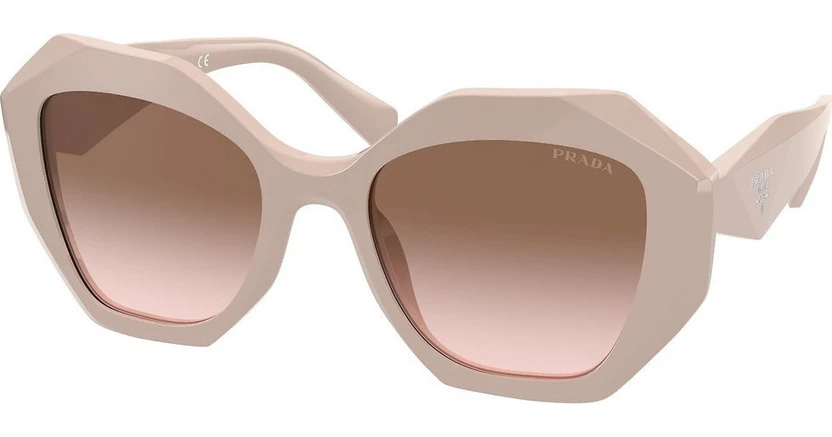 Prada PR 16WS VYJ0/A6 Γυναικεία Γυαλιά Ηλίου Τετράγωνα Κοκάλινα Καφέ με ...