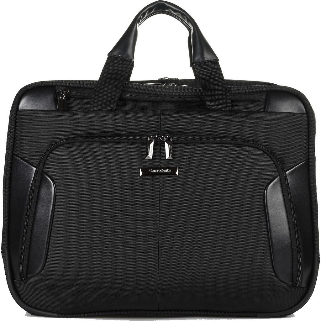 Samsonite XBR Bailhandle 2C Τσάντα Laptop Ώμου 15.6" Black | BestPrice.gr