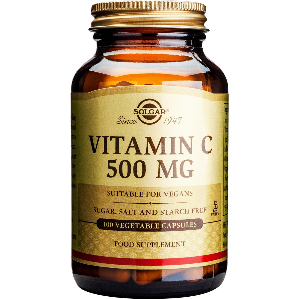 Solgar Vitamin C 500mg 100 Κάψουλες | BestPrice.gr