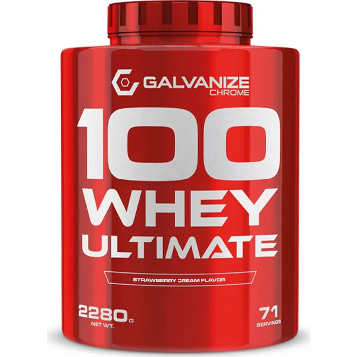 Galvanize Nutrition Chrome 100 Whey Ultimate Strawberry Πρωτεΐνη Ορού ...