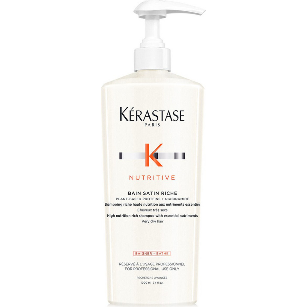 Kerastase Nutritive Bain Satin Riche Dry Hair Σαμπουάν για Επανόρθωση ...