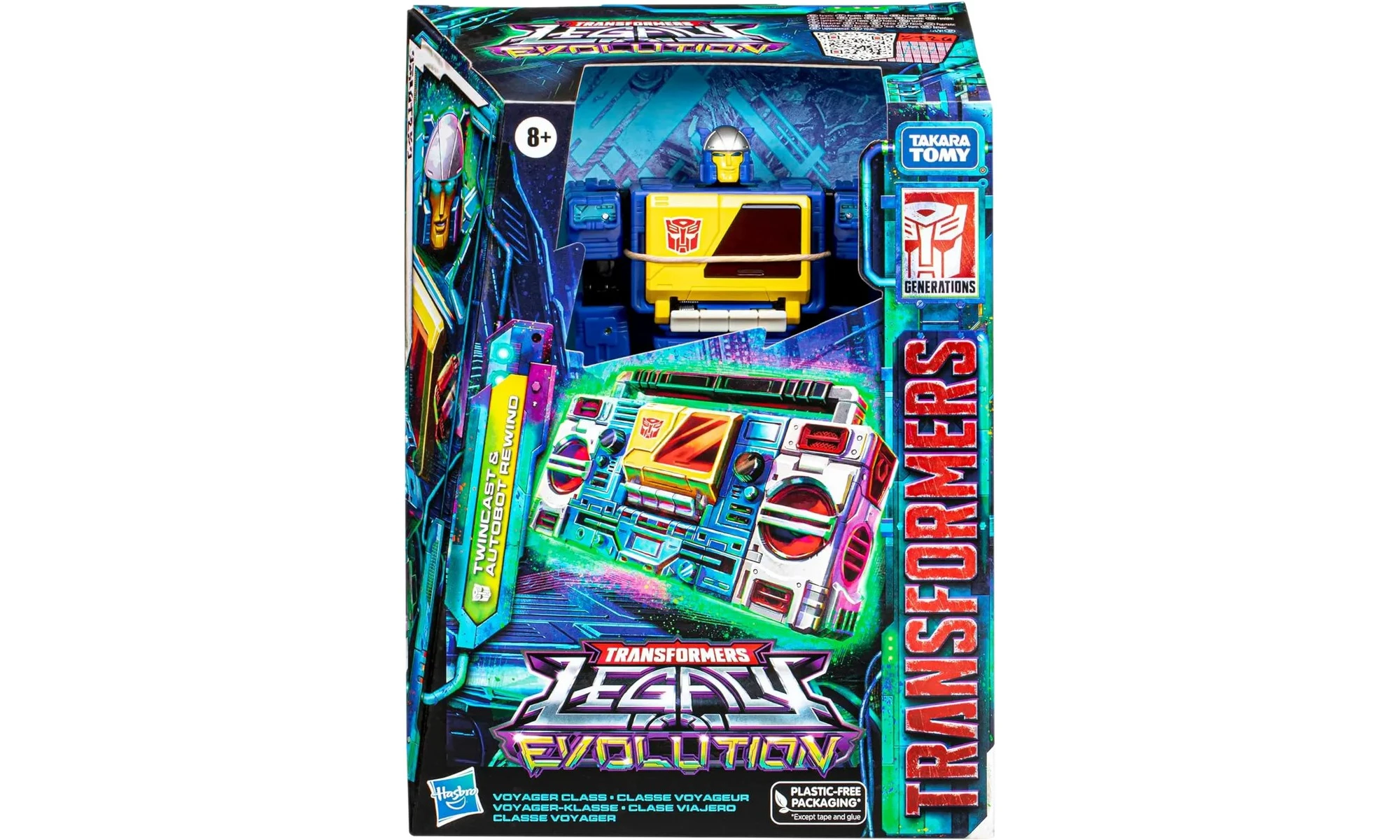 Hasbro Transformers Legacy Evolution Voyager Class Twincast & Autobot ...