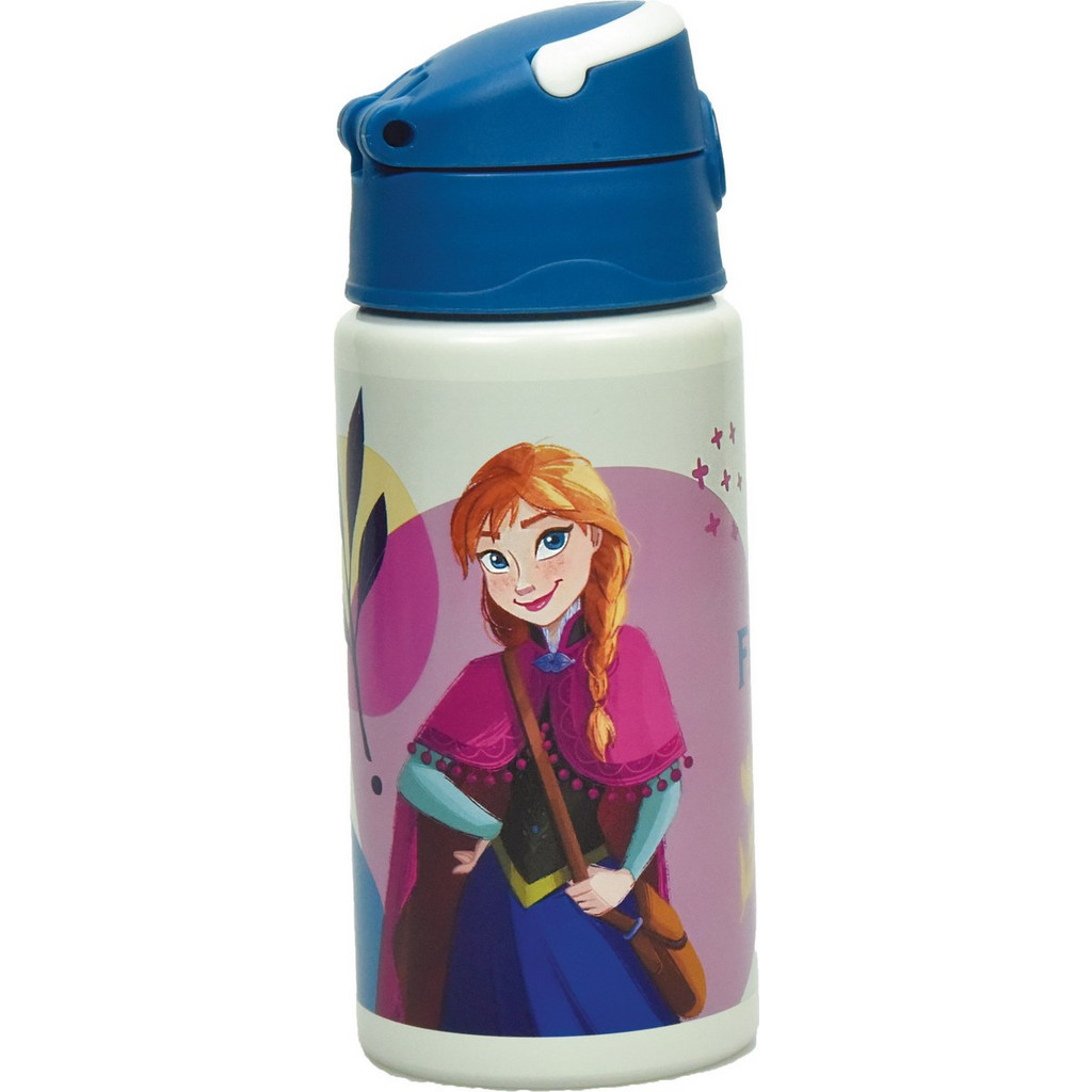 Gim Frozen Flip Παιδικό Μπουκάλι Αλουμινίου BPA Free με Καλαμάκι Μπλε ...