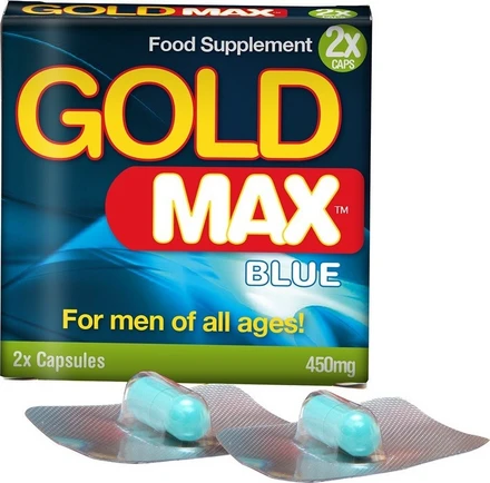 GoldMAX Blue 450mg 2 Κάψουλες | BestPrice.gr