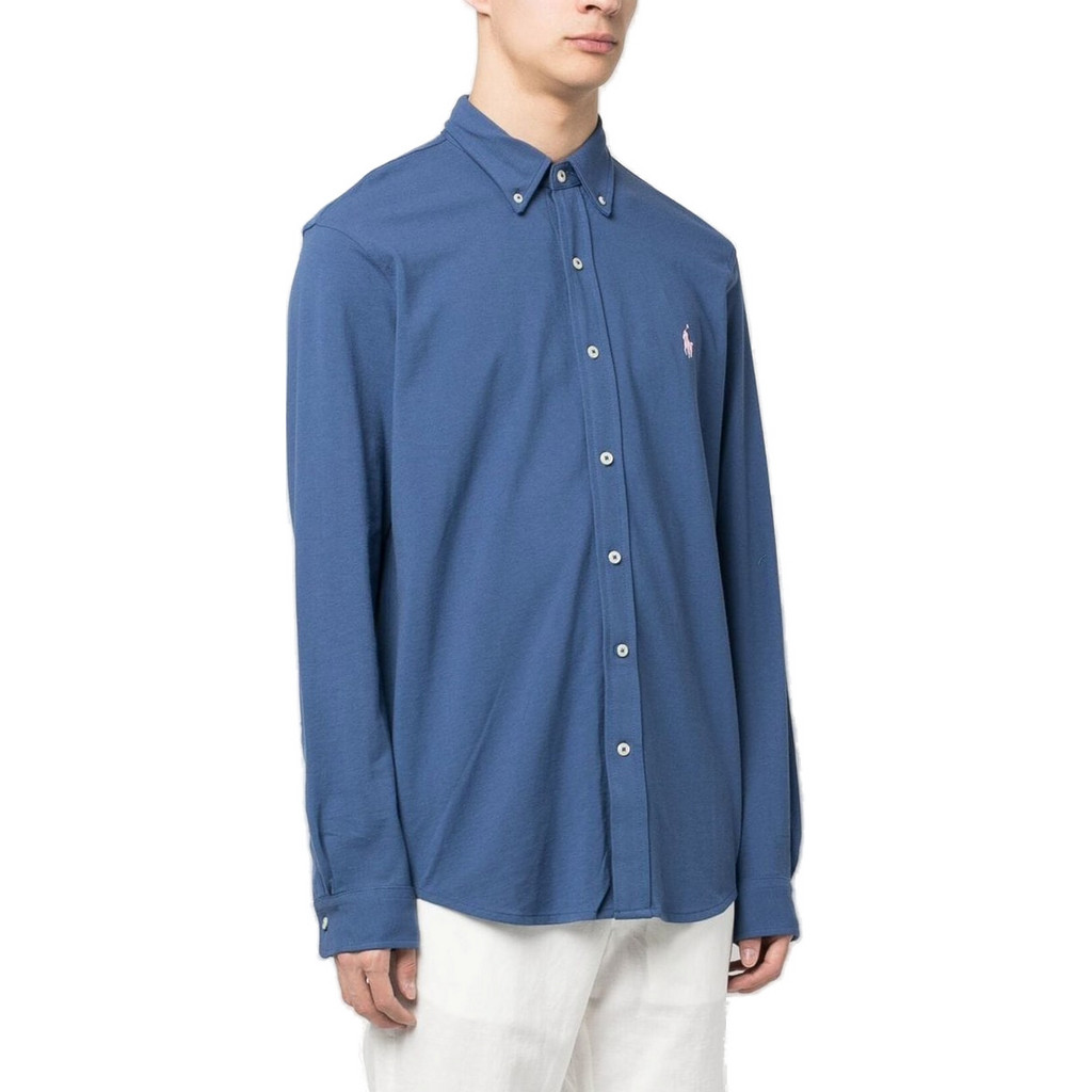 Polo Ralph Lauren Ανδρικό Πουκάμισο Βαμβακερό Μακρυμάνικο Κανονική ...