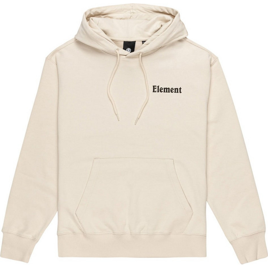 Element Gets Better Ανδρικό Φούτερ με Κουκούλα & Τσέπες Εκρού ...