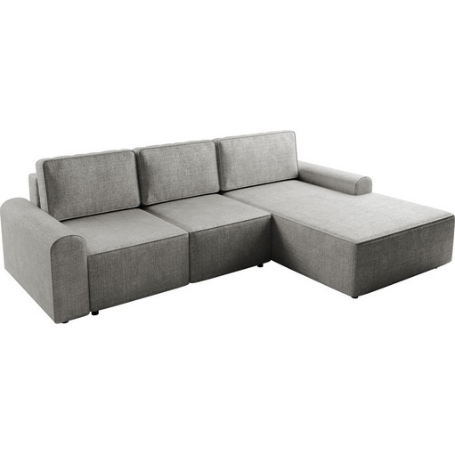 PoliHome Bella L Καναπές Κρεβάτι Δεξιά Γωνία με Αποθηκευτικό Χώρο Ανθρακί 258x168x85cm 162878439 ...