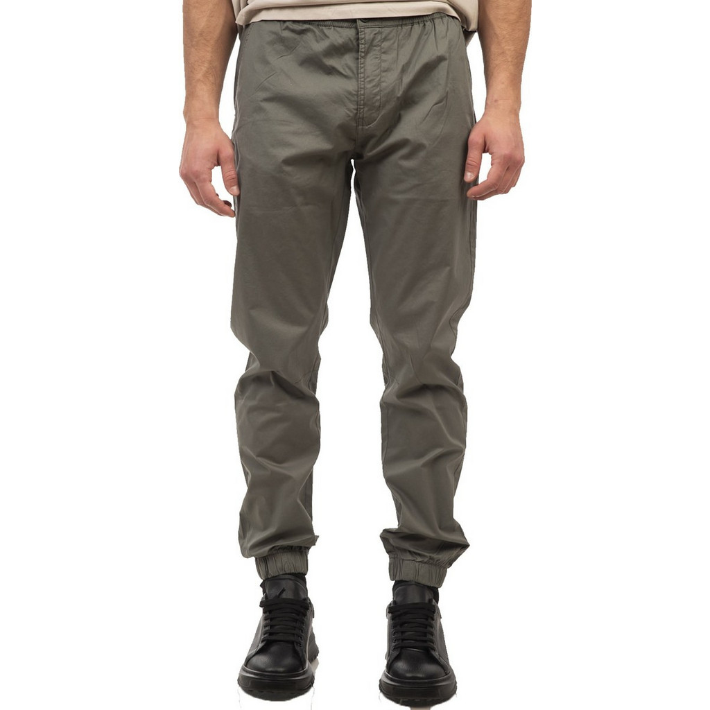 Rebase Ανδρικό Παντελόνι Joggers Slim Εφαρμογή Χακί RCCP-4050 | BestPrice.gr
