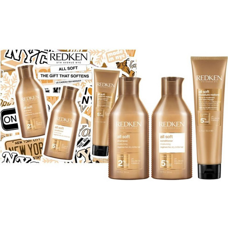 Redken All Soft Σετ Περιποίησης Μαλλιών Conditioner 300ml + Lotion ...