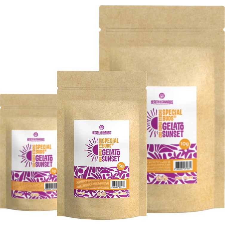Health & Cannabis Special Buds Ανθοί Κάνναβης CBD Gelato Sunset 3gr ...