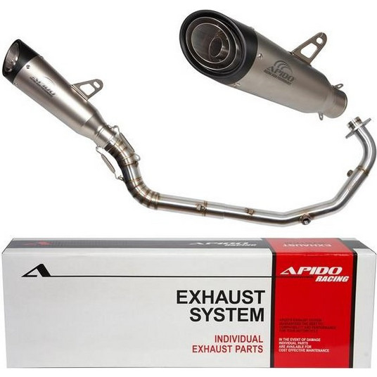 Apido High Up Τελικό Εξάτμισης για Honda GTR 150 Silver 23320309 ...