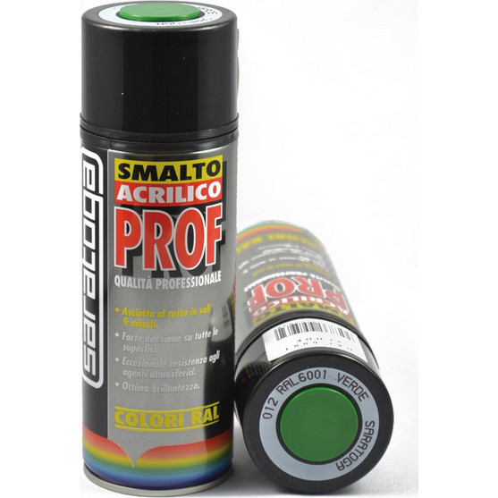 Saratoga Smalto Acrilico Prof Σπρέι Βαφής Ral6001 Πράσινο 400ml ...