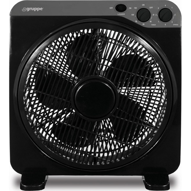 Primo KYT-12DII Ανεμιστήρας Δαπέδου Box Fan 30cm 60W Μαύρος | BestPrice.gr