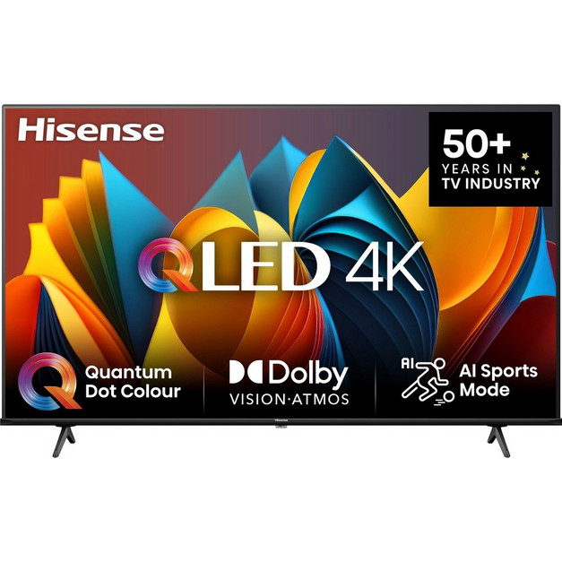 Hisense 65E7NQ Smart Τηλεόραση 65" 4K UHD QLED HDR (2024) | BestPrice.gr