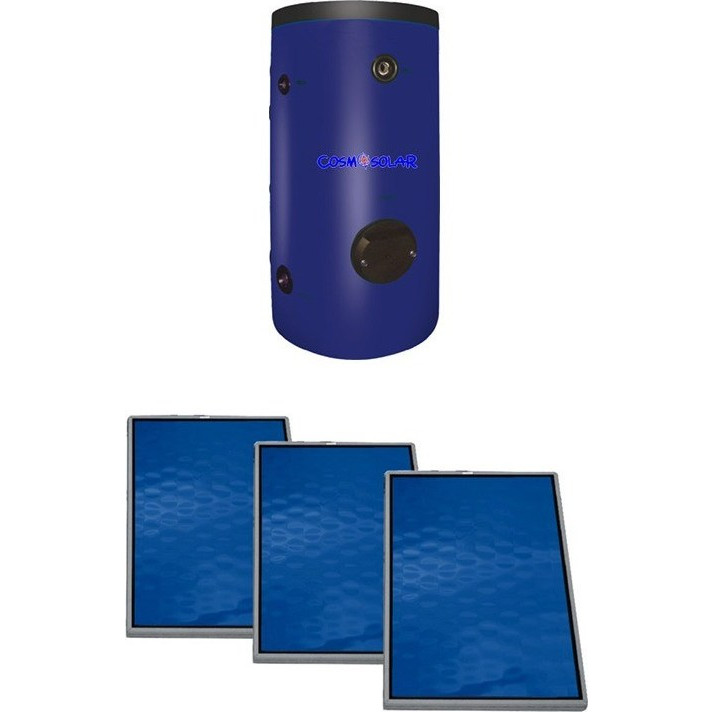 Cosmosolar SK Glass 6.15τ.μ. 200lt Με 2 Εναλλάκτες | BestPrice.gr