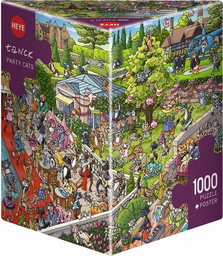 Puzzle Heye Puzzle Tanck Πάρτυ Με Γάτες 1000 Κομμάτια | BestPrice.gr