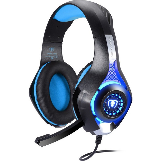 Beexcellent GM-1 Gaming Headset Over Ear Black Blue | BestPrice.gr