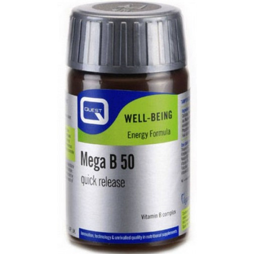 Quest Mega B-50 Quick Release 30 Ταμπλέτες | BestPrice.gr