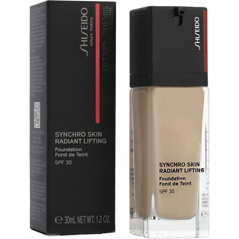 Shiseido Synchro Skin Radiant Lifting 120 Ivory Liquid Foundation SPF30 ...