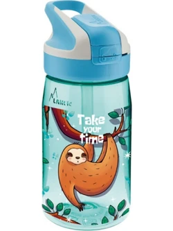 Laken Βραδύπους Παιδικό Παγούρι Πλαστικό BPA Free με Καλαμάκι Γαλάζιο ...