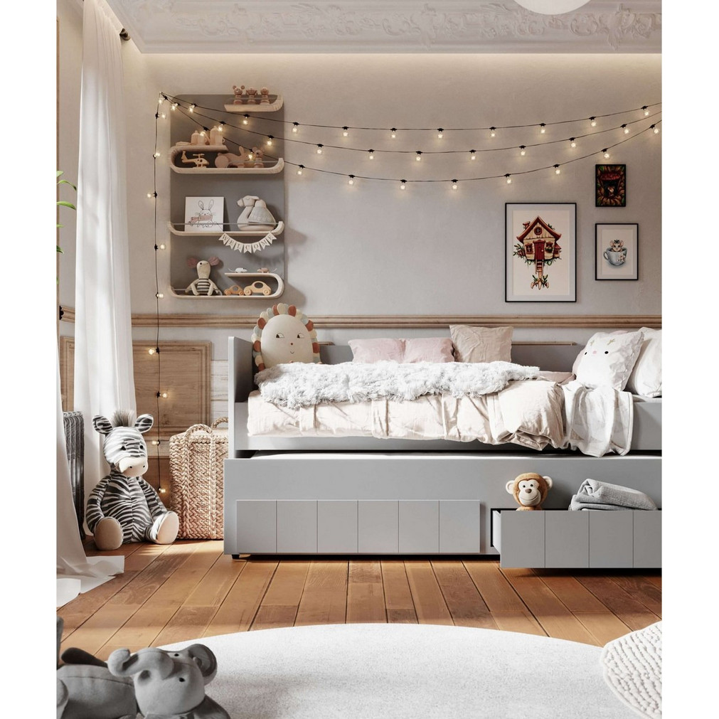 Pinio Daybed Παιδικό Κρεβάτι Kαναπές Kρεβάτι Μονό για Στρώμα 90x200cm ...