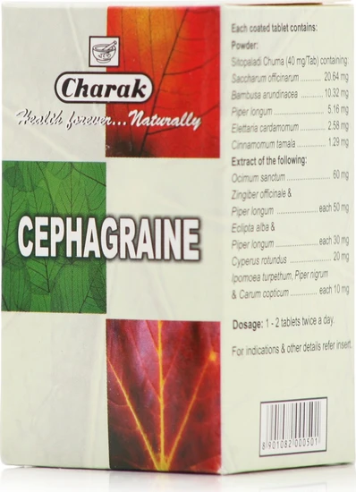 Charak Cephagraine 100 Ταμπλέτες | BestPrice.gr
