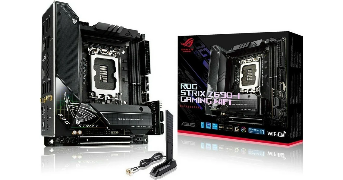 Asus ROG Strix Z690-I Gaming WiFi Motherboard Mini ITX με Intel 1700 ...