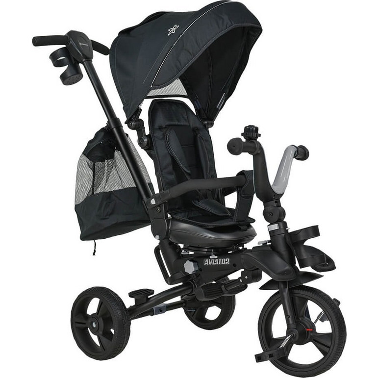 Bebe Stars 360 Aviator Τρίκυκλο Ποδήλατο Αναδιπλούμενο με Σκίαστρο ...