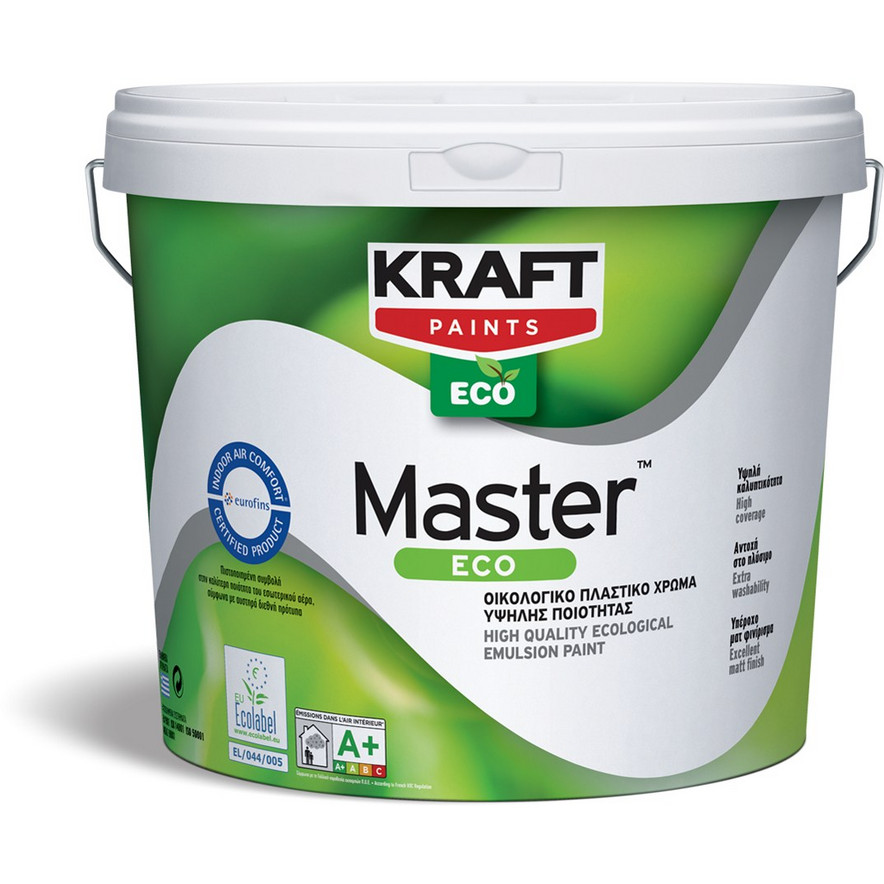 Kraft Paints Master Eco Οικολογικό Πλαστικό Χρώμα Εσωτερικού Χώρου ...