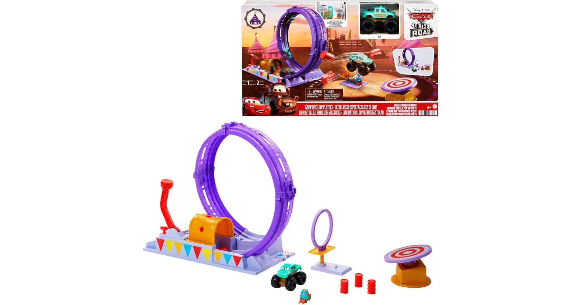 Mattel Disney Pixar Cars On The Road Showtime Loop Τσίρκο With Ivy ...