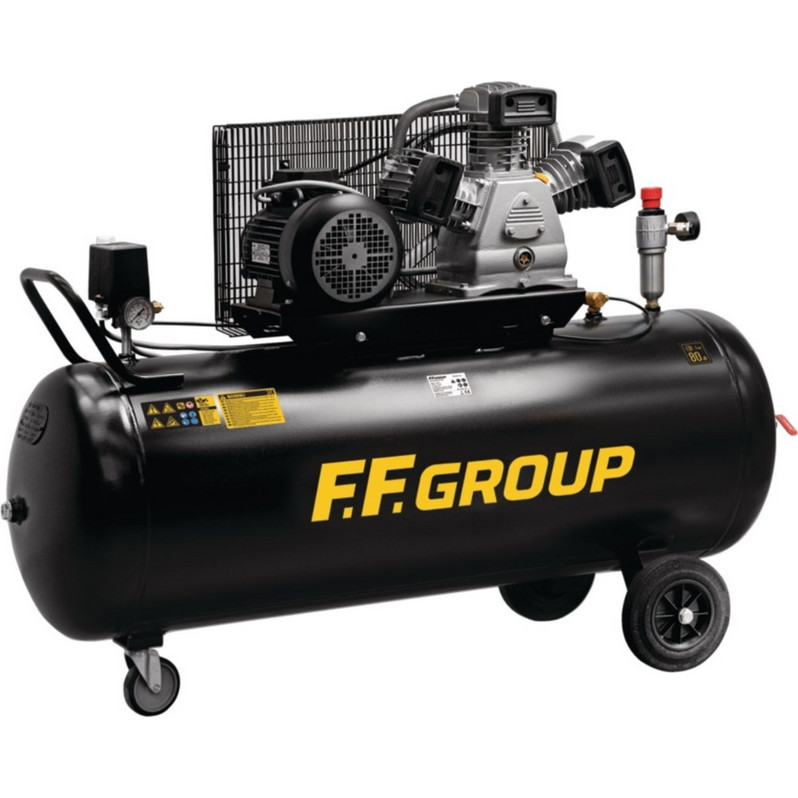 F.F. Group AC-B 200/4TC HD Κομπρεσέρ Αέρος Βενζίνης 200lt 4hp ...