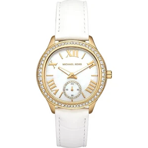 Michael Kors Γυναικείο Ρολόι με Μαύρο Δερμάτινο Λουράκι MK4821 ...