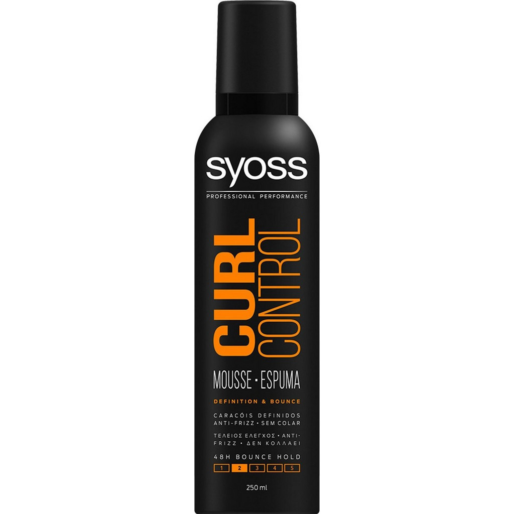 Syoss Curl Control Αφρός Μαλλιών για Μπούκλες & Λάμψη Δυνατό Κράτημα ...
